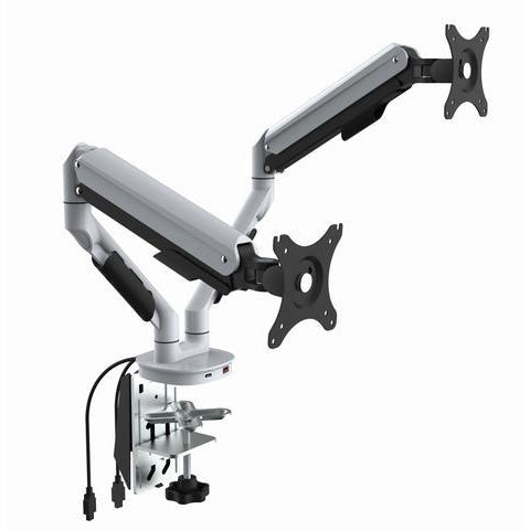 Cutlass Double Monitor Arm Wall Mount – Office Furniture Sales
